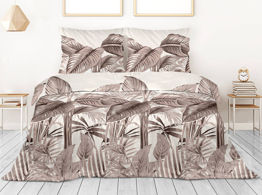 Pościel Satynowa Greno Gold Line 140x200 Palm & Co | Sklep Greno